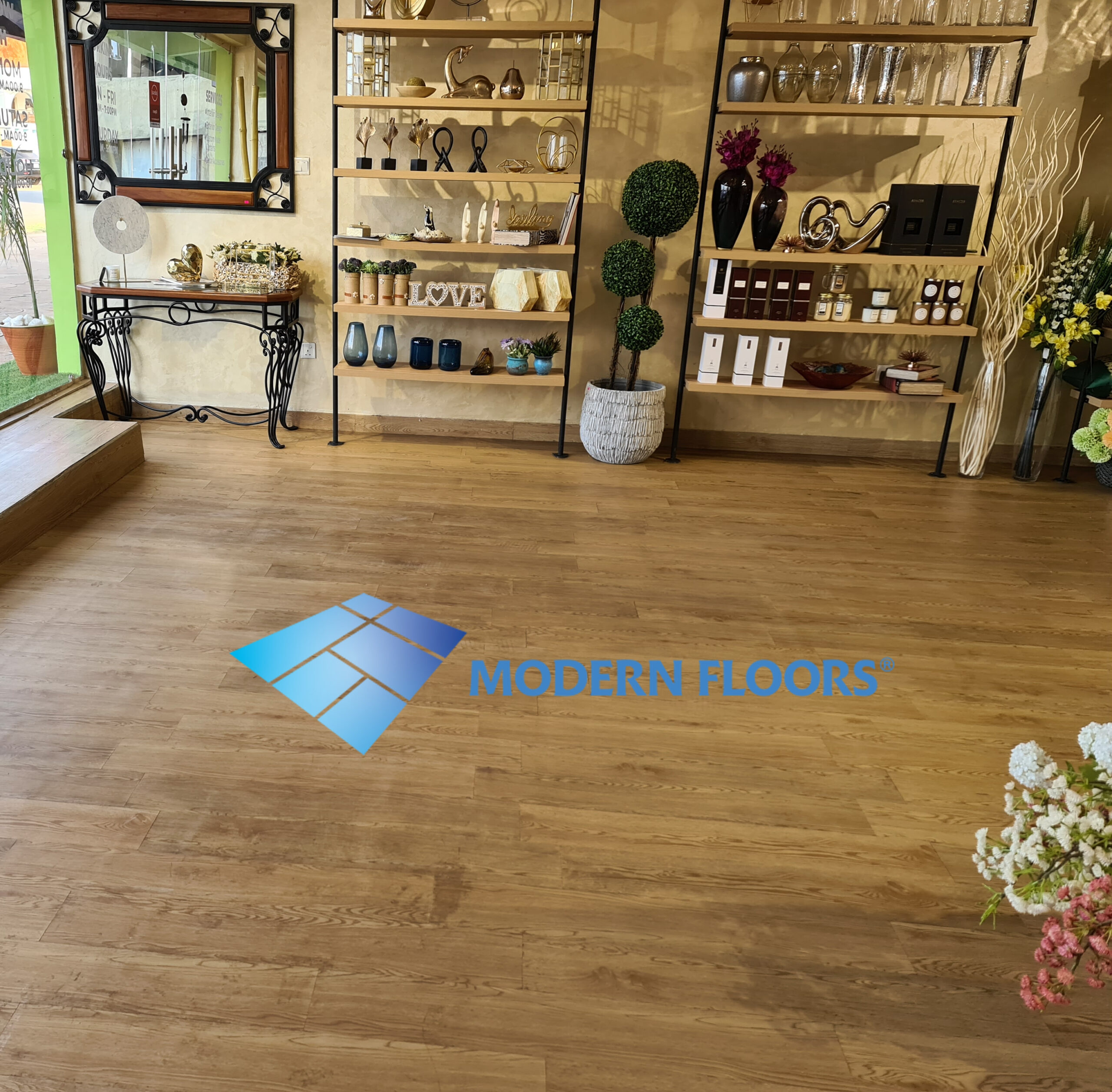 Oak Brown SPC Super Core Click Lock Tiles + IXPE Back Pad