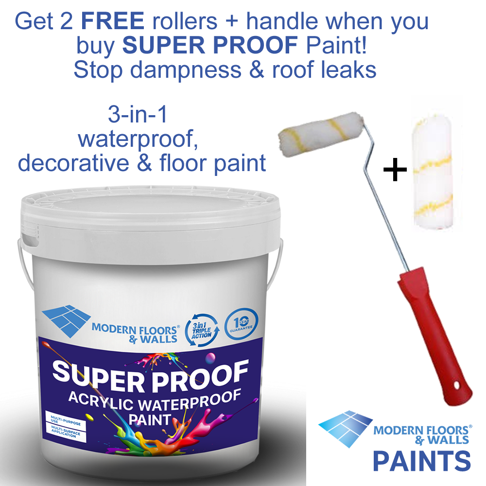 Super Proof - Acrylic Waterproof 3-in-1 Paint (20kg) - Modern Floors ...