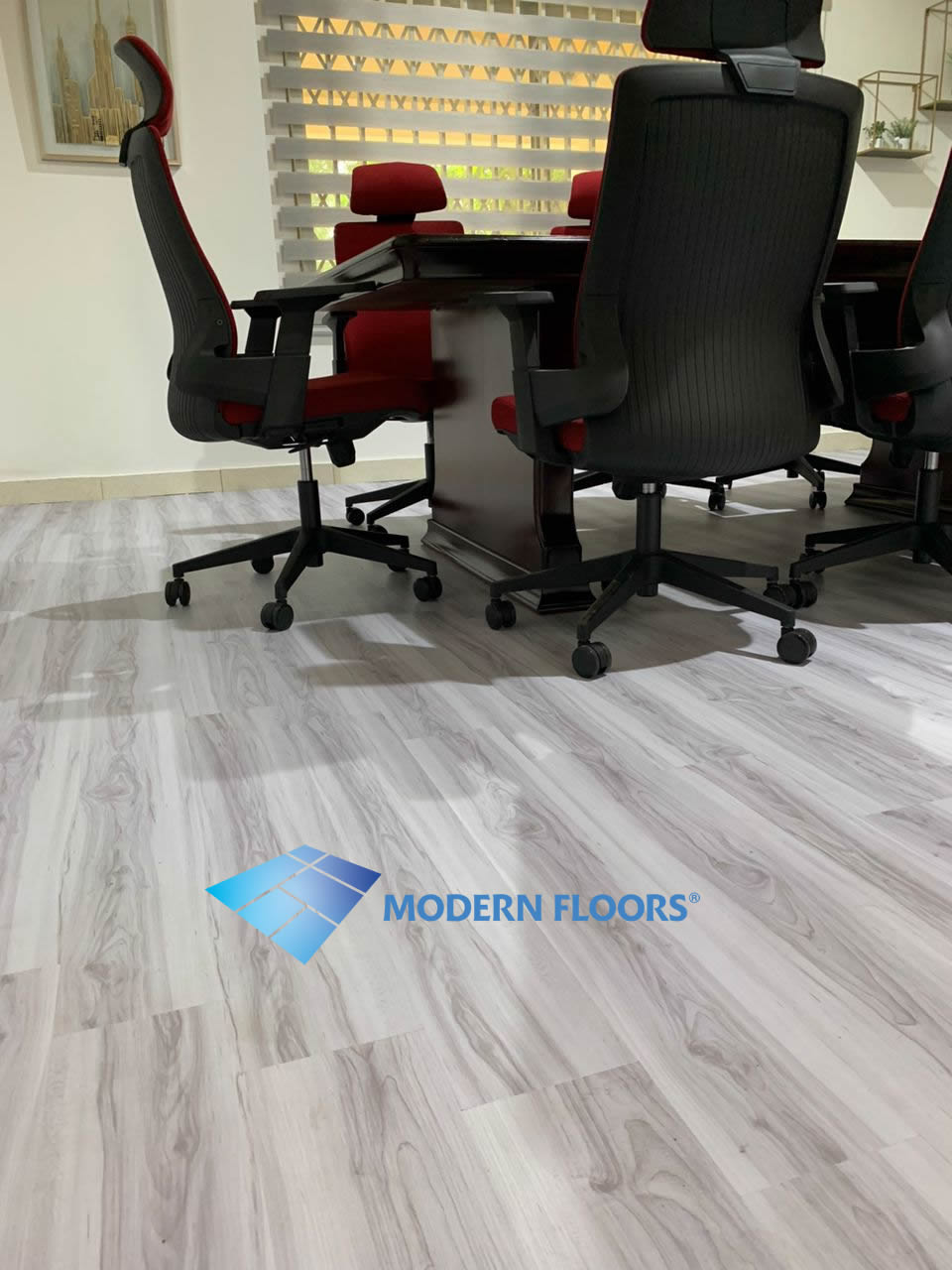 Zion White SPC Super Core Click Lock Tiles + IXPE Back Pad