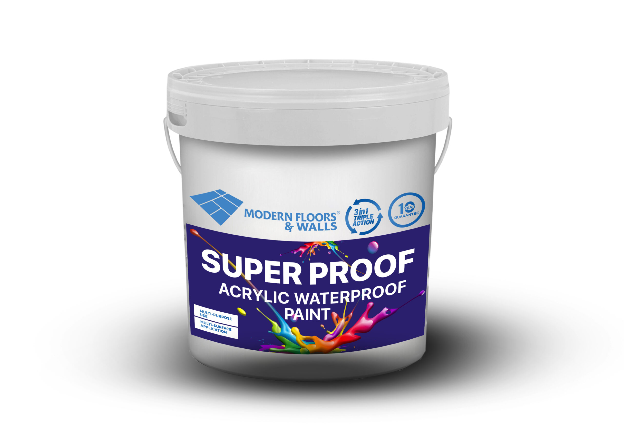 Super Proof - Acrylic Waterproof 3-in-1 Paint (5kg) - Modern Floors ...