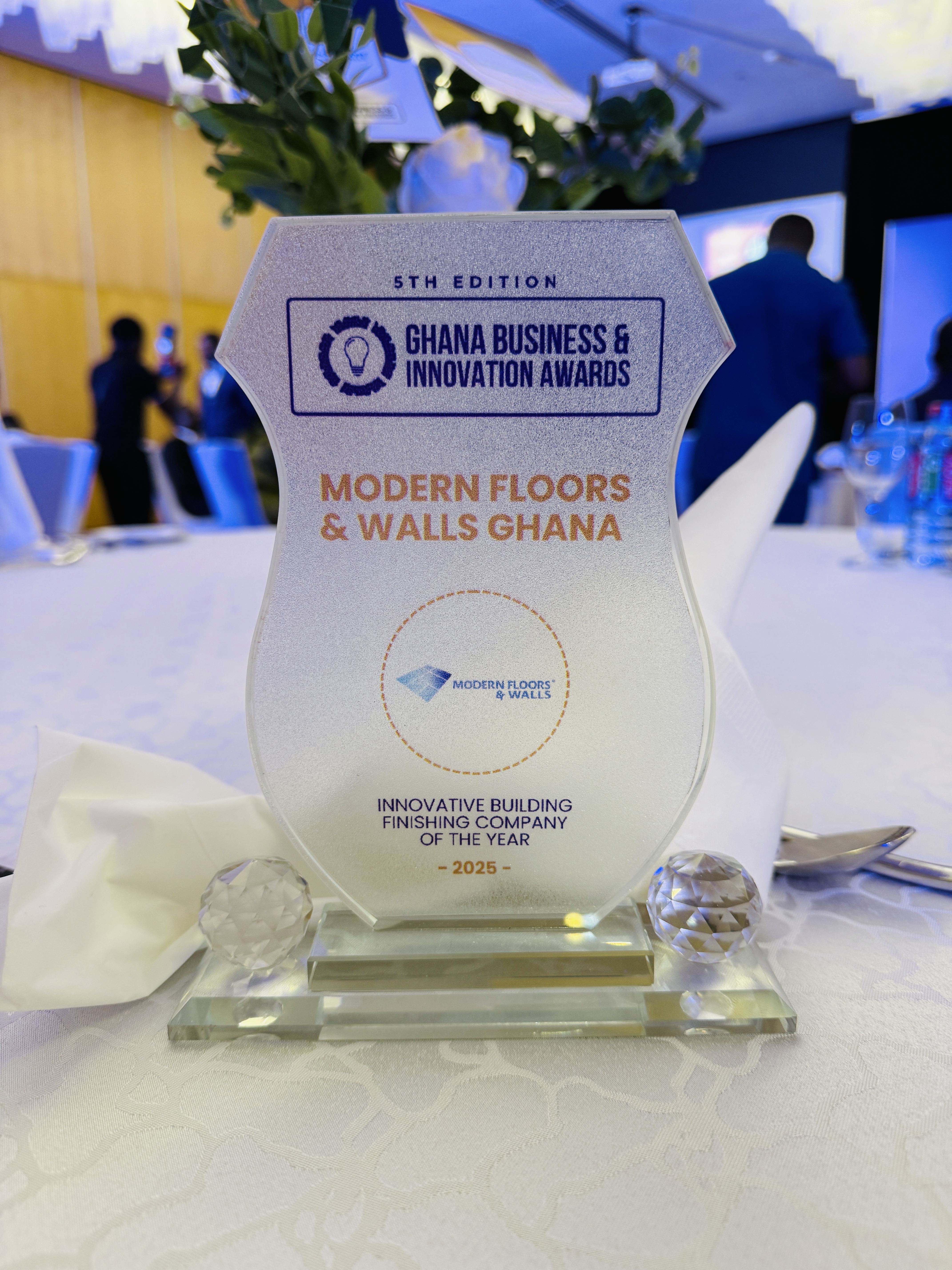 MODERN FLOORS AND WALLS NAMED “INNOVATIVE BUILDING FINISHING COMPANY OF THE YEAR” AT THE GHANA ...